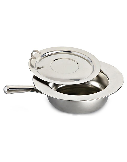 Round Bedpan with cover - Slick Surgico