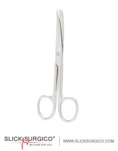 Standard Pattern Operating Scissors Curved Sharp Curved, Blunt points ...
